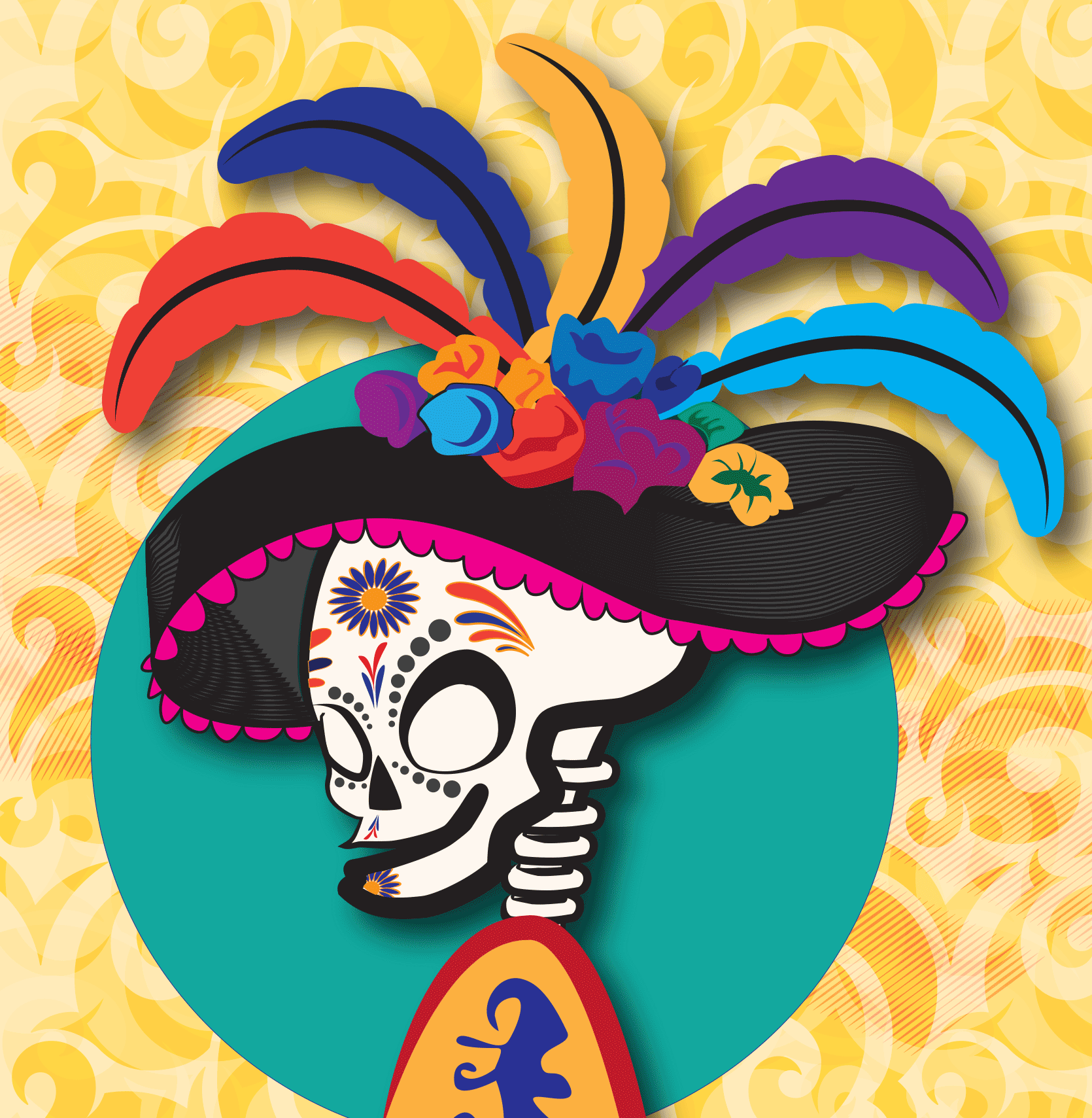 La Catrina Illustration – murradesigns